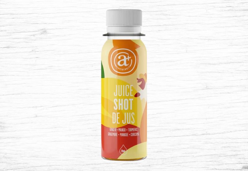 Superfruit Shot - Ginger, Mango, Turmeric Juice 70ml | Fermes Valens