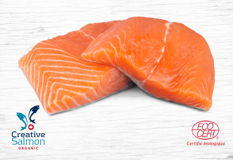 Ferme Créative Saumon, Portion de saumon royal biologique 440g | Fermes ...