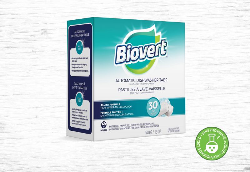 Biovert, Pastilles à lave-vaisselle - Biodégradable | Fermes Valens