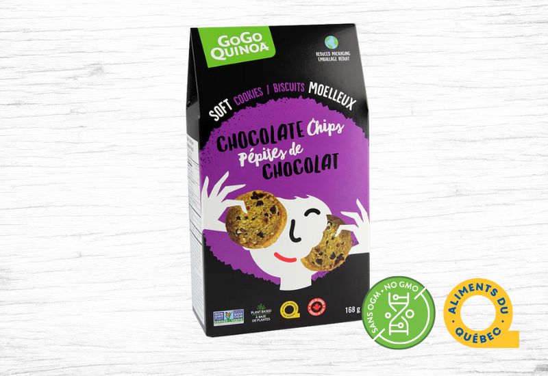 Gogo Quinoa, Biscuits moelleux Pépites de chocolat | Fermes Valens