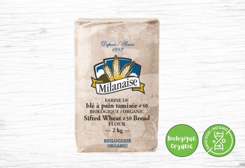 Milanaise, Sieved wheat flour #50 organic | Fermes Valens